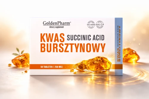 Kwas Bursztynowy MEGA DAWKA - Metabolizm, Odporność - 150 mg 50 tab ...
